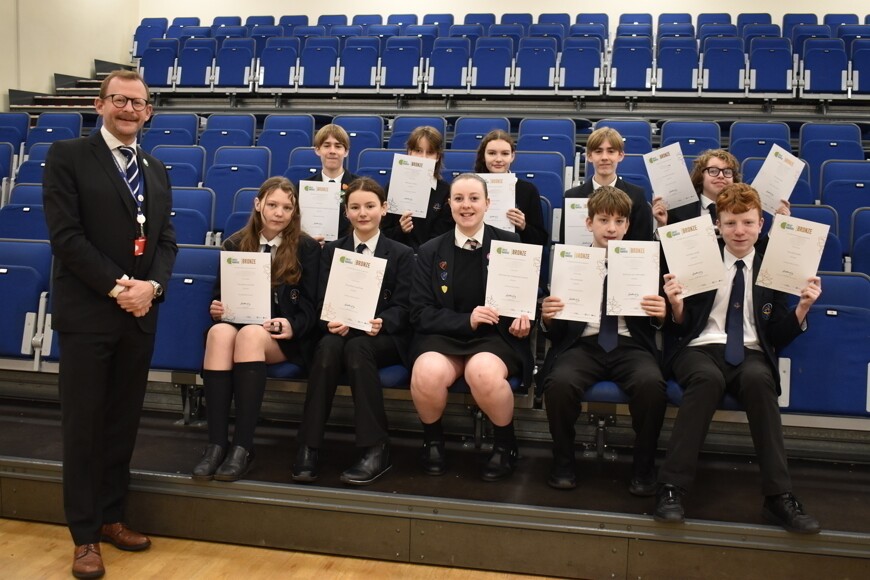 TMA Students Earn Their Crest - Latest News - The Macclesfield Academy